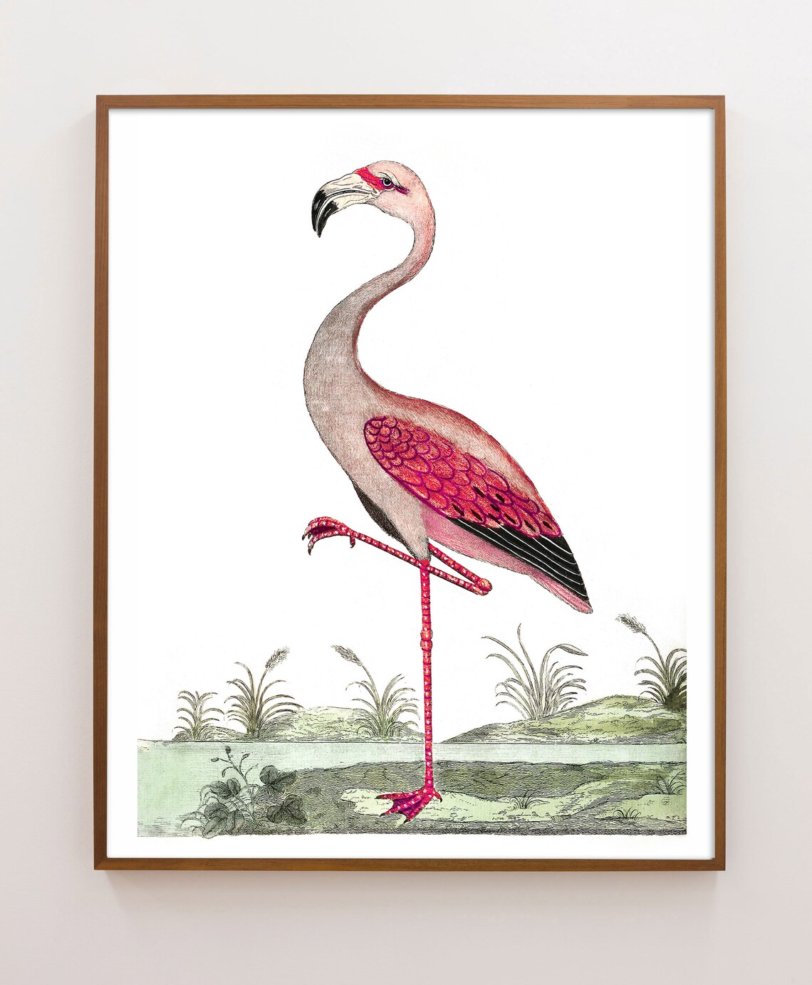 Flamingo Art Flamingo Print Flamingo Print Art Hollywood - Etsy
