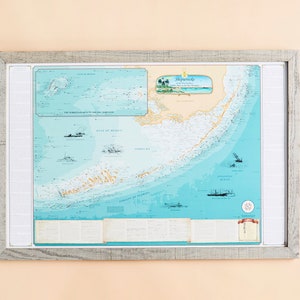 Florida Keys Shipwreck Map: Soldier Key to the Dry Tortugas - Etsy