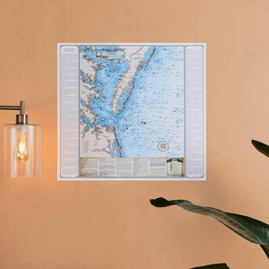 Virginia Shipwreck Map - Etsy