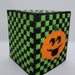 Checkered Pumpkin Tissue Box Cover - Etsy