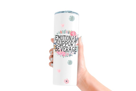 Support Beverage Emotional Support 20oz Insulated Skinny Stainless ...