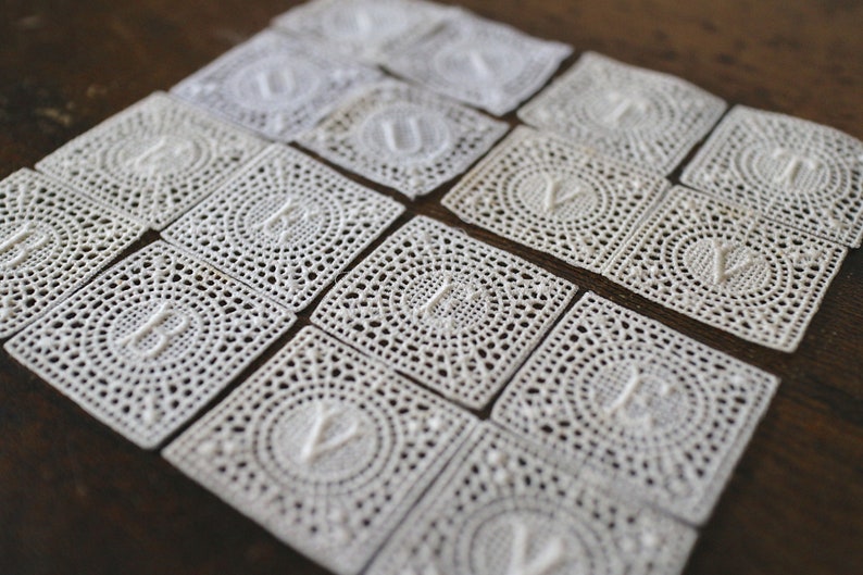 Antique Cotton Embroidered Initial Monogram Collection Vintage | Etsy