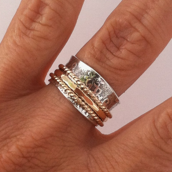 Gold Spinner Ring - Etsy