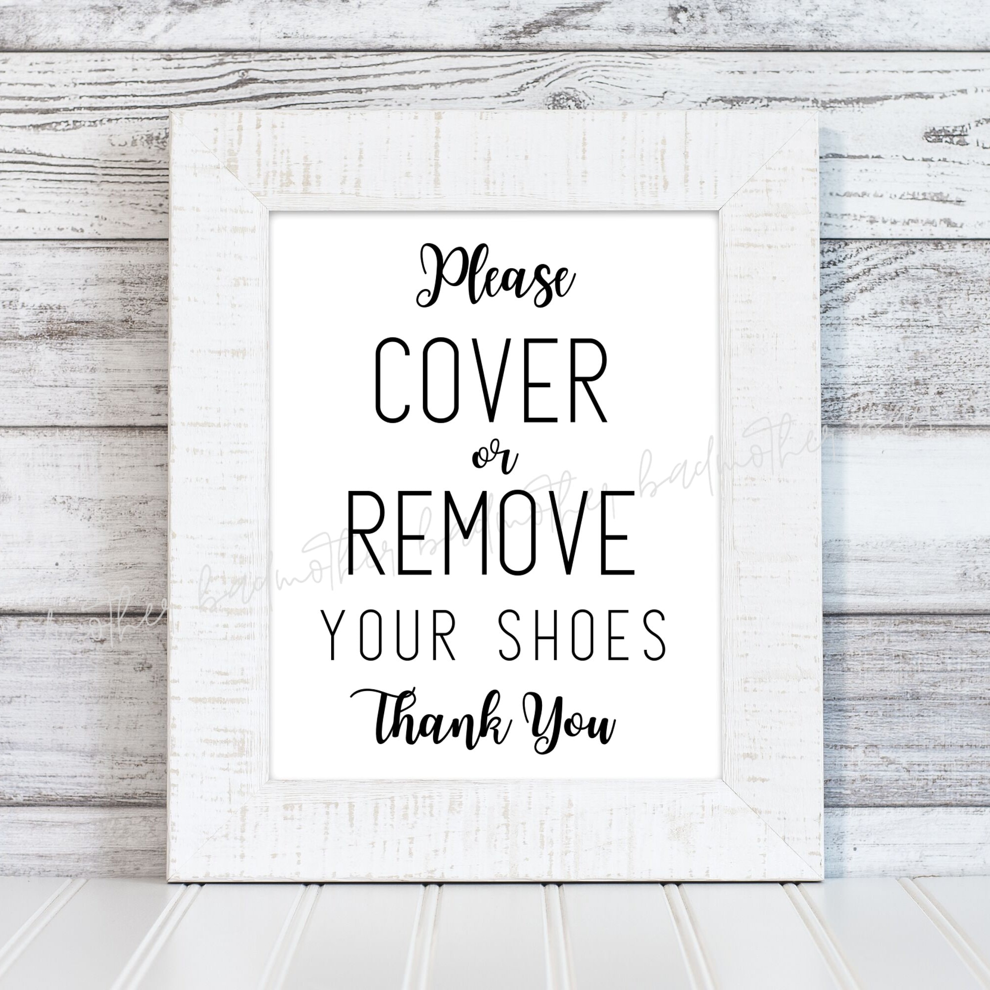 Simple Printable Please Remove Your Shoes Sign, Download Real Estate ...