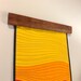 Sunset Quilted Wall Hanging - Ocean Sunset Textile Art - Abstract ...