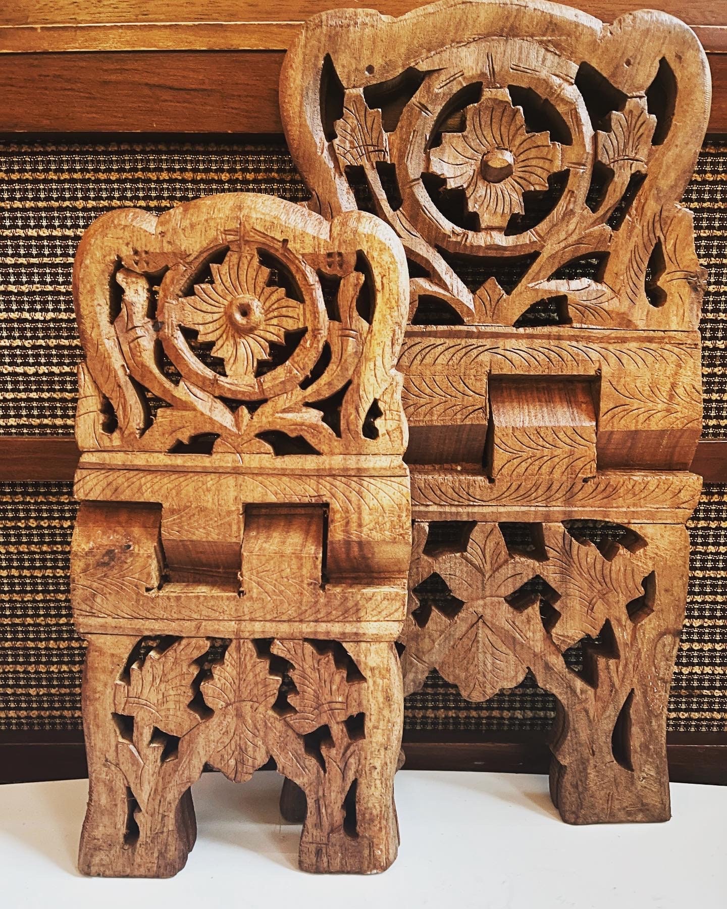 Folding Wooden Book Stands - Etsy