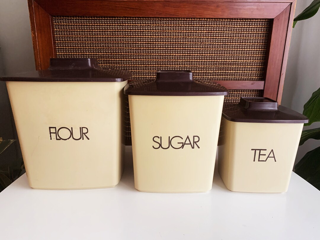 Midcentury Modern Canister Set - Etsy