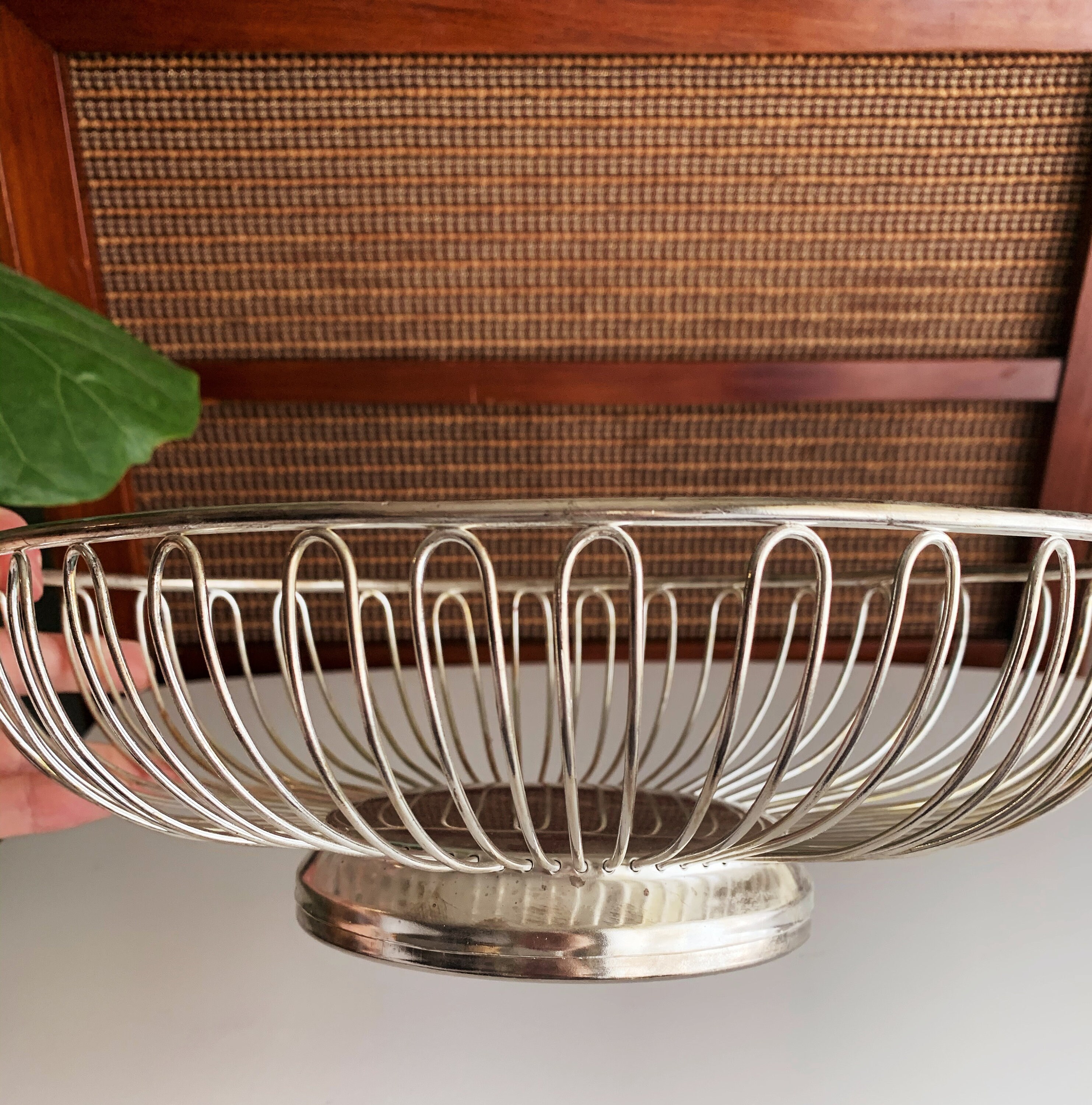 Silver Plated Wire Basket - Etsy