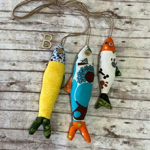 Coastal Home Decoration Handmade Sea Life Fabric Fish Decor Bowl Filler ...
