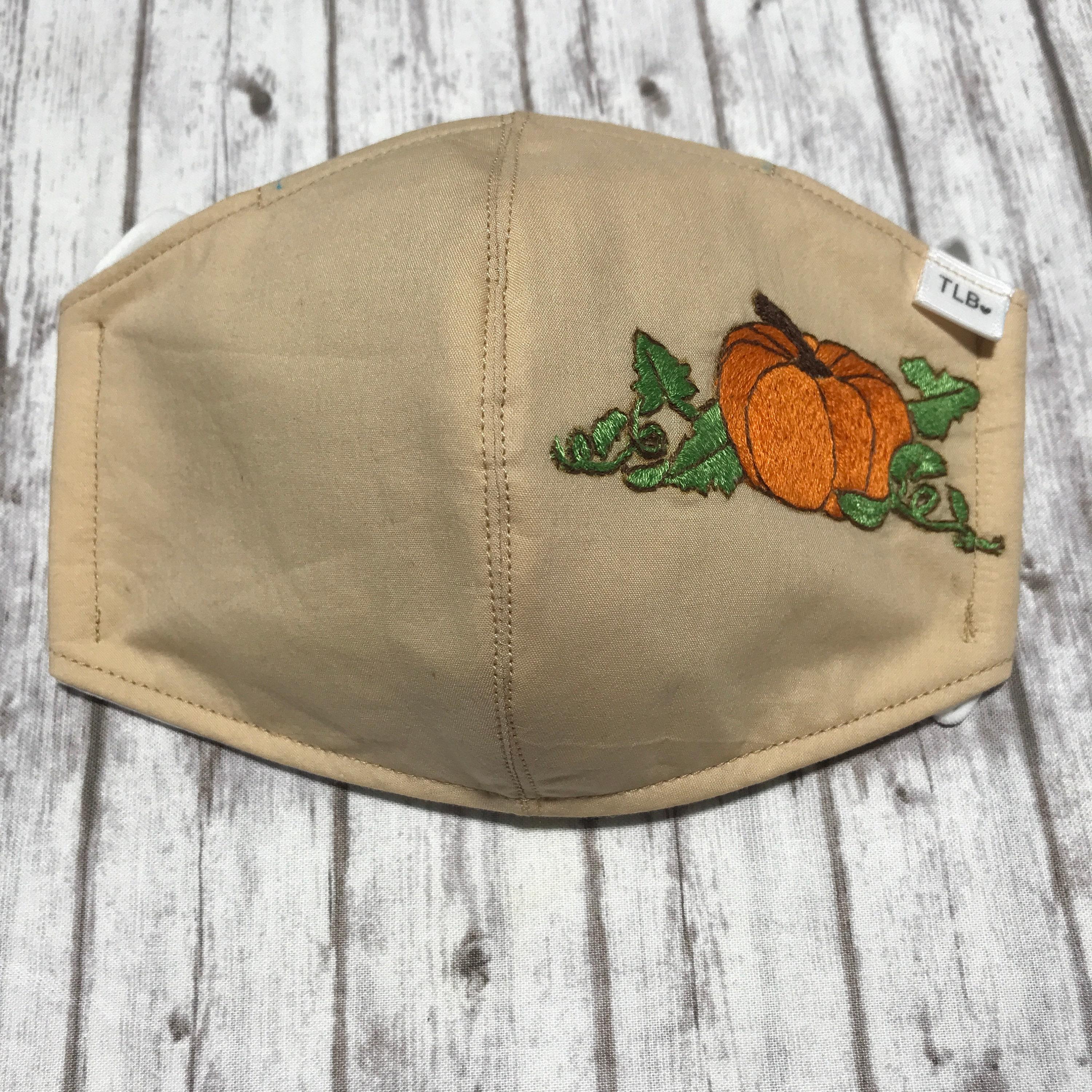 Embroidered Thanksgiving Mask - Etsy