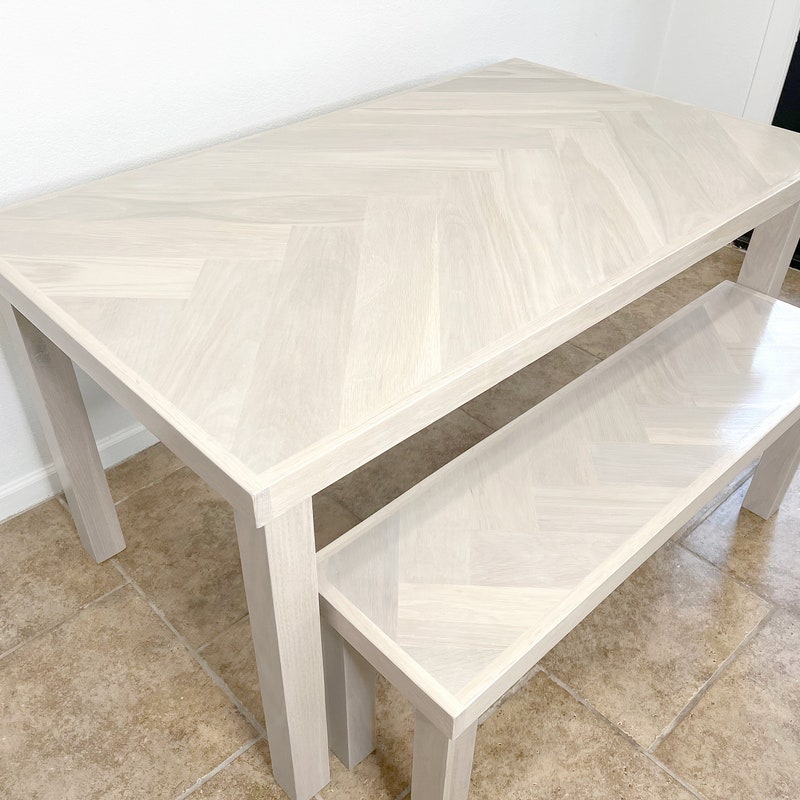 Dining Table and Bench - Etsy