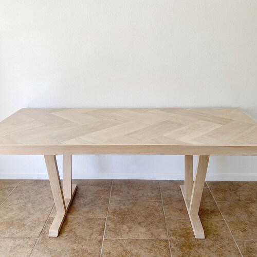Parsons Dining Table White Oak - Etsy