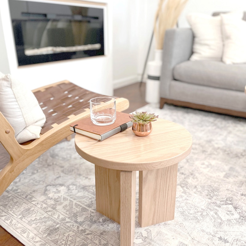 Coastal Oak Side Table - Etsy