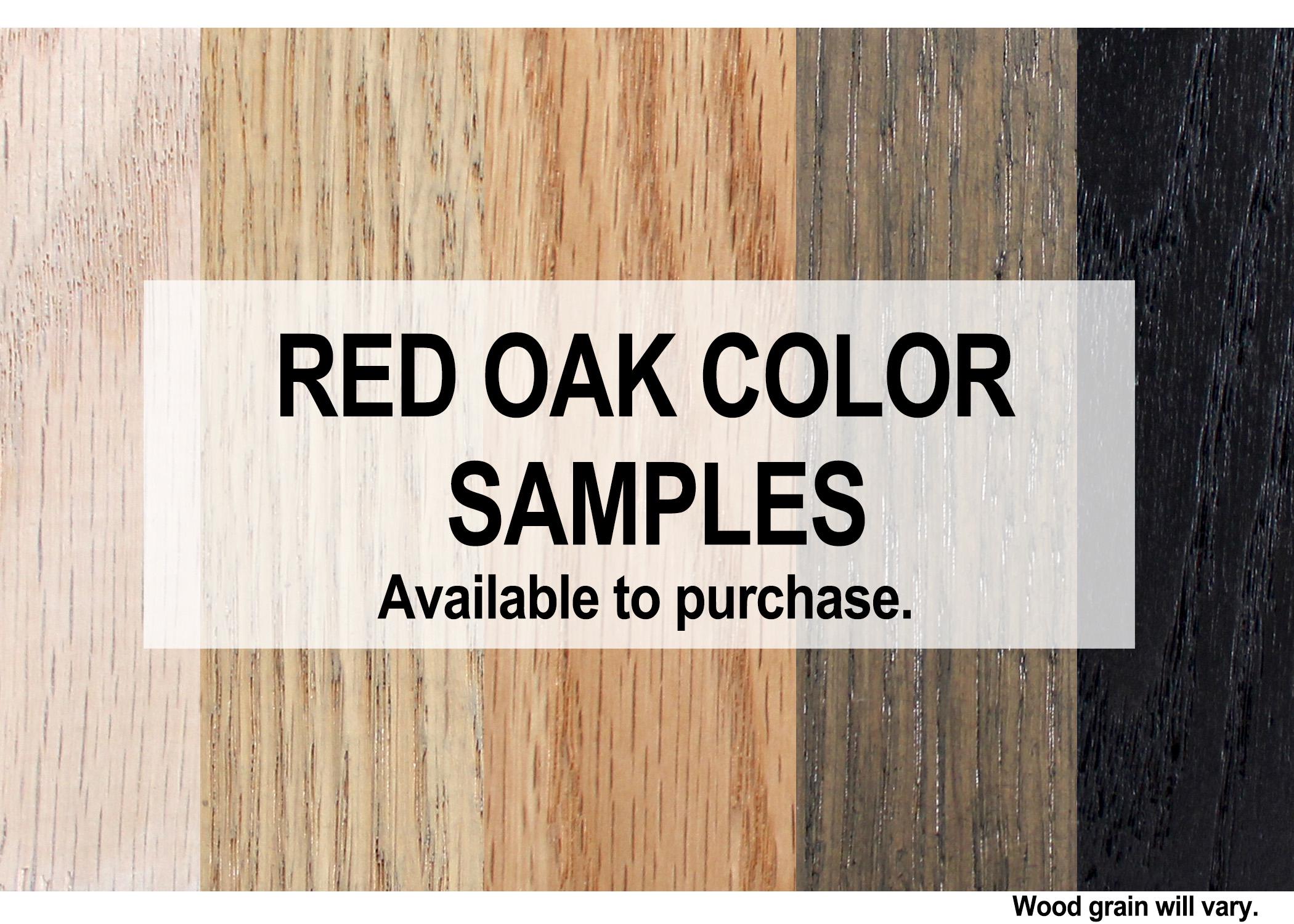 Red Oak Wood Stain Colors