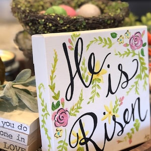 He is Risen (original Art) - Etsy