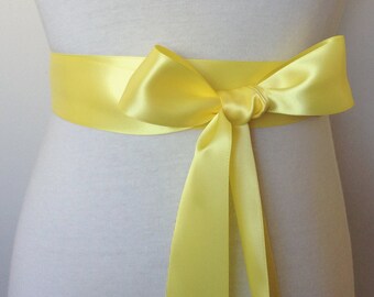 Yellow sash | Etsy