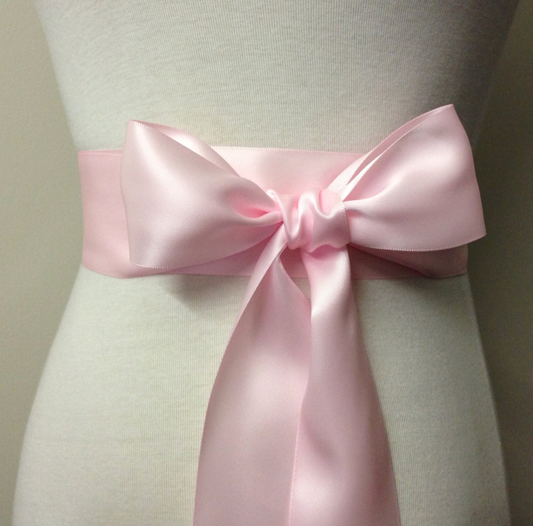 2 Inch (5cm or 50mm) Ribbon Sash-blush Sash-powder Pink Belt-flower ...