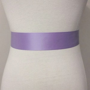 1.5 Inch (3.8cm or 38mm) Ribbon Sash-lavender Sash-lavender Ribbon Belt ...