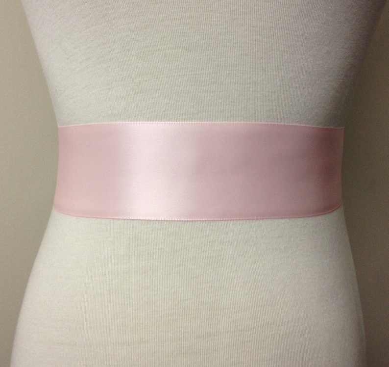 2 Inch (5cm or 50mm) Ribbon Sash-blush Sash-powder Pink Belt-flower ...