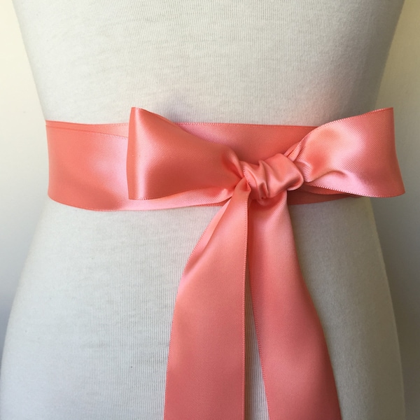 Coral Ribbon - Etsy