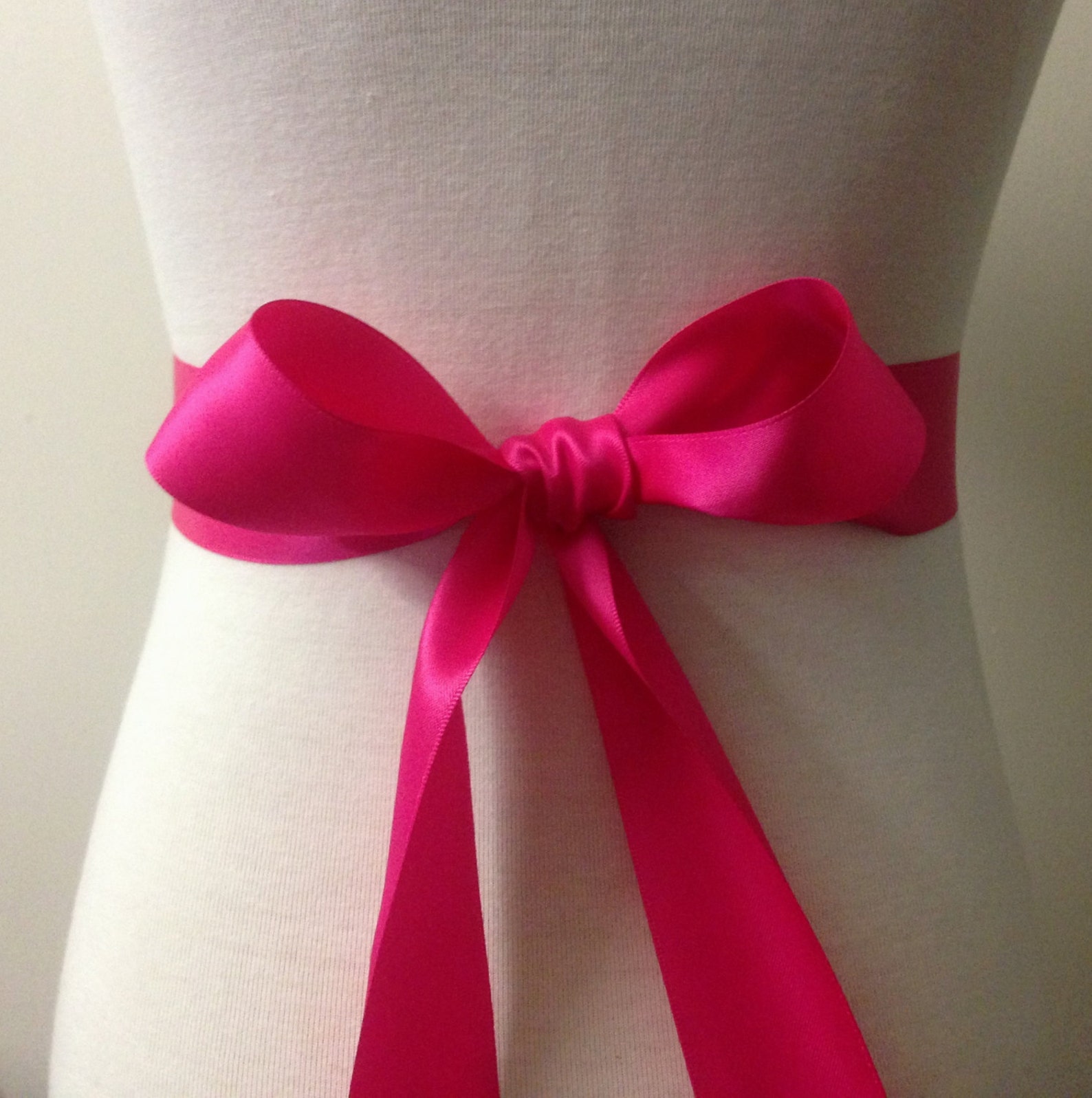 1.5 inch 3.8cm or 38mm Ribbon Sash-Hot Pink Sash-Hot Pink | Etsy