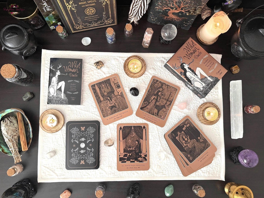 WILD WOMAN Oracle-oracle Card-oracle Deck-divination Card-reading Card ...