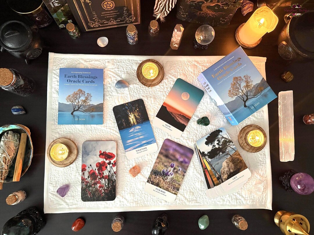 EARTH BLESSINGS ORACLE Cards-oracle Deck-divination Card-reading Card ...