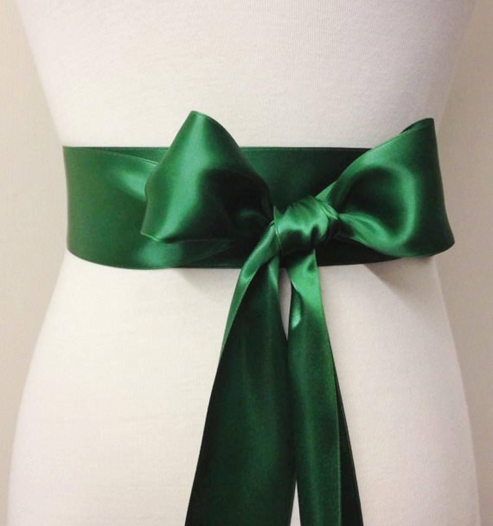 2 Inch 5cm or 50mm Ribbon Sash-emerald Green Sash-green - Etsy