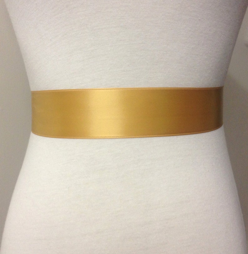1.5 Inch 3.8cm or 38mm Ribbon Sash-gold Sash-gold Belt-gold - Etsy