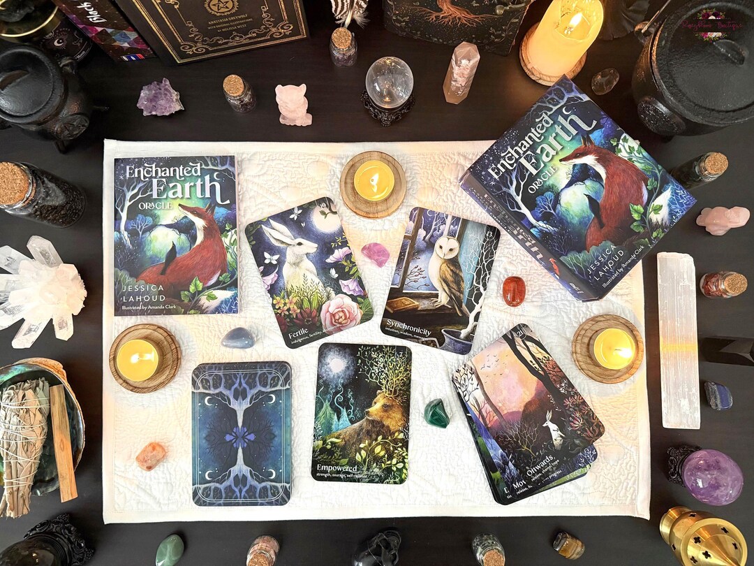 ENCHANTED EARTH Oracle-oracle Card-oracle Deck-card Deck-divination ...