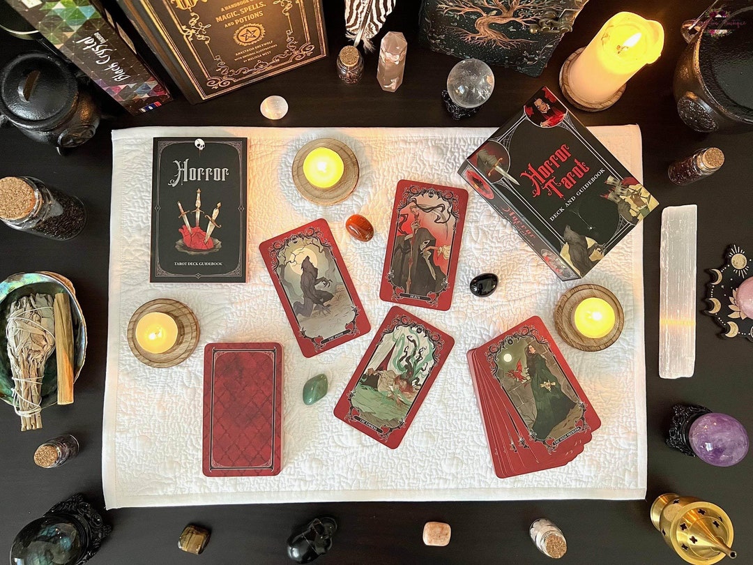 HORROR Tarot-tarot Card-tarot Deck-divination Card-divination Tool-78 Tarot Cards (22 Major ...