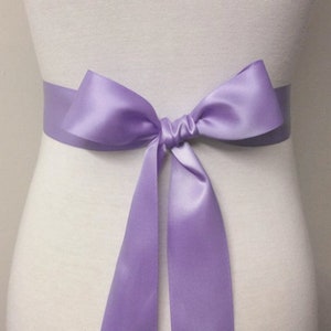1.5 Inch (3.8cm or 38mm) Ribbon Sash-lavender Sash-lavender Ribbon Belt ...