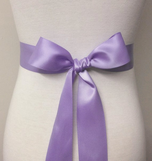 1.5 Inch 3.8cm or 38mm Ribbon Sash-lavender Sash-lavender | Etsy