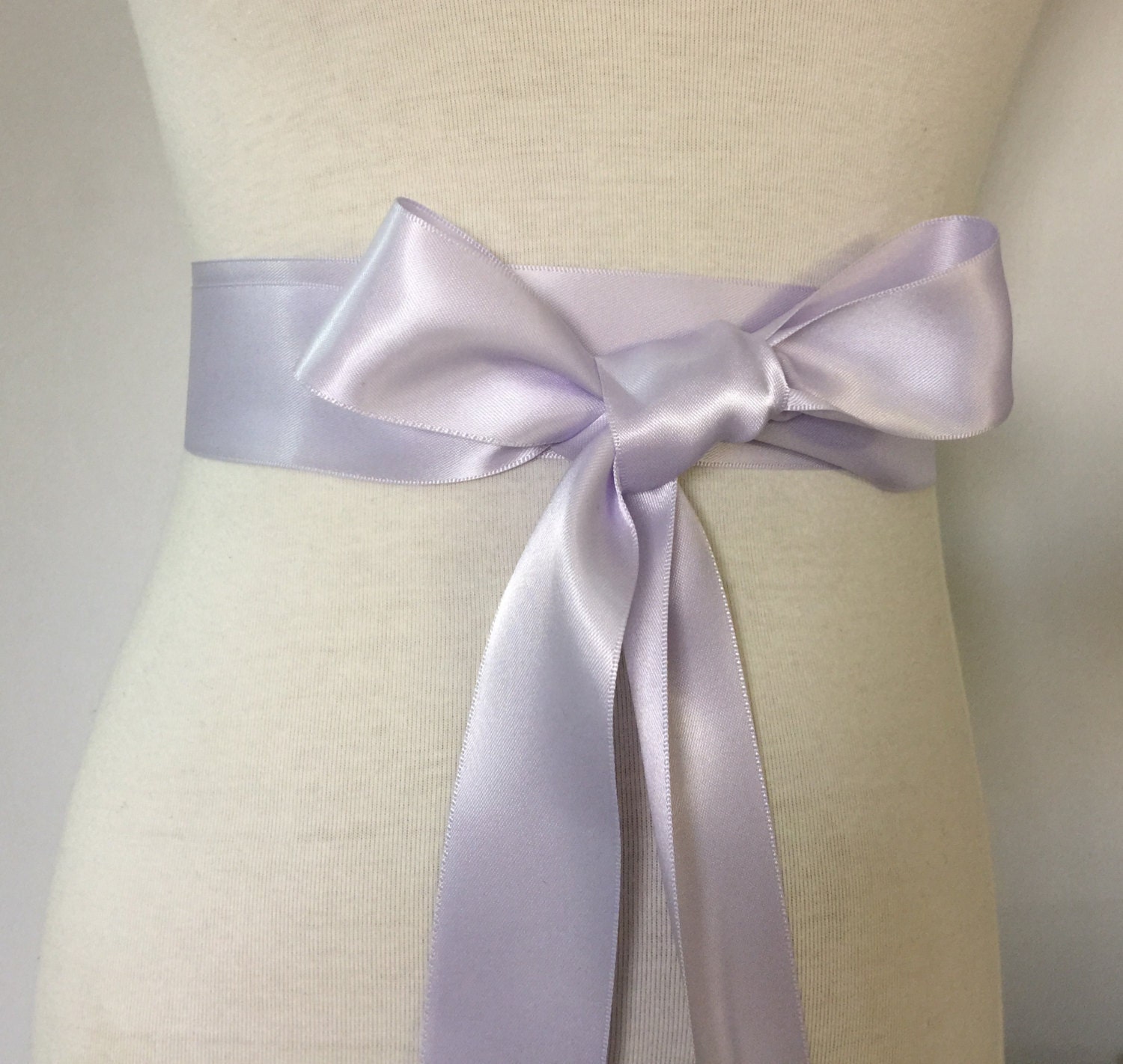 1.5 inch 3.8cm or 38mm Ribbon Sash-Pale Lavender Sash-Purple | Etsy