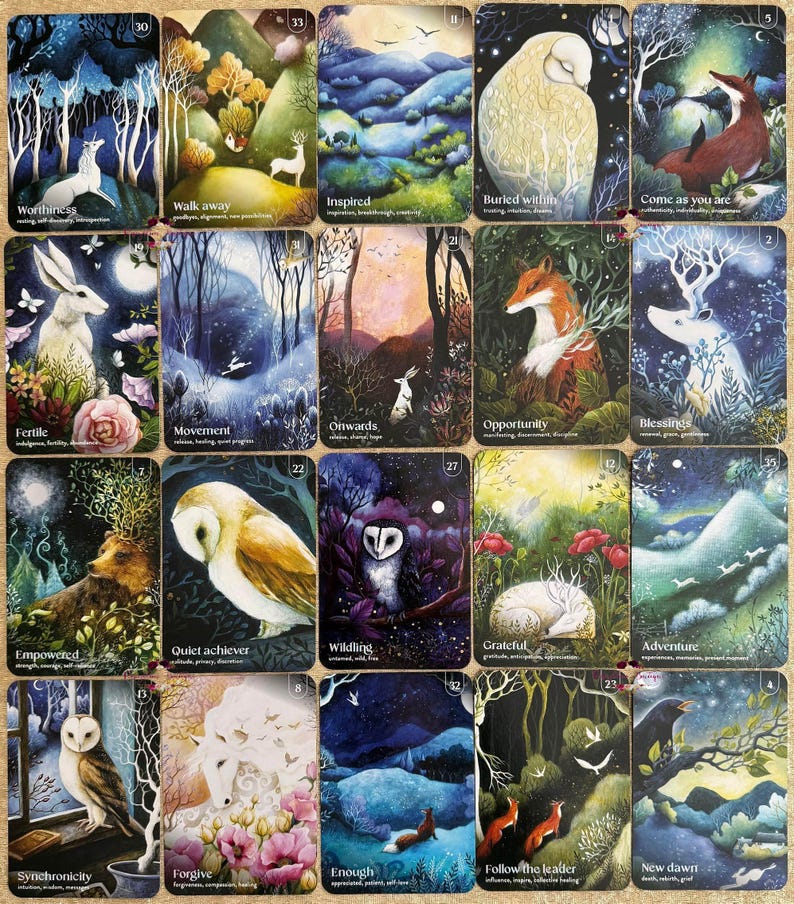 ENCHANTED EARTH Oracle-oracle Card-oracle Deck-card Deck-divination ...