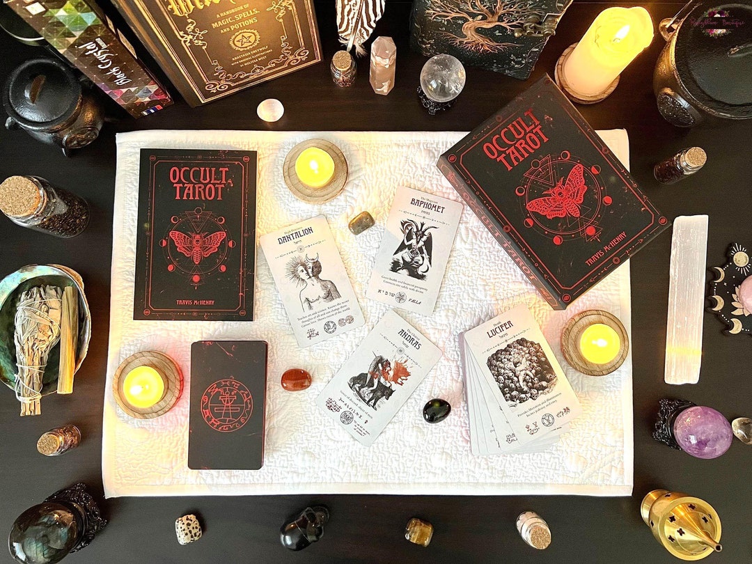 OCCULT Tarot-tarot Card-tarot Deck-tarot Gift-divination Card-spiritual ...