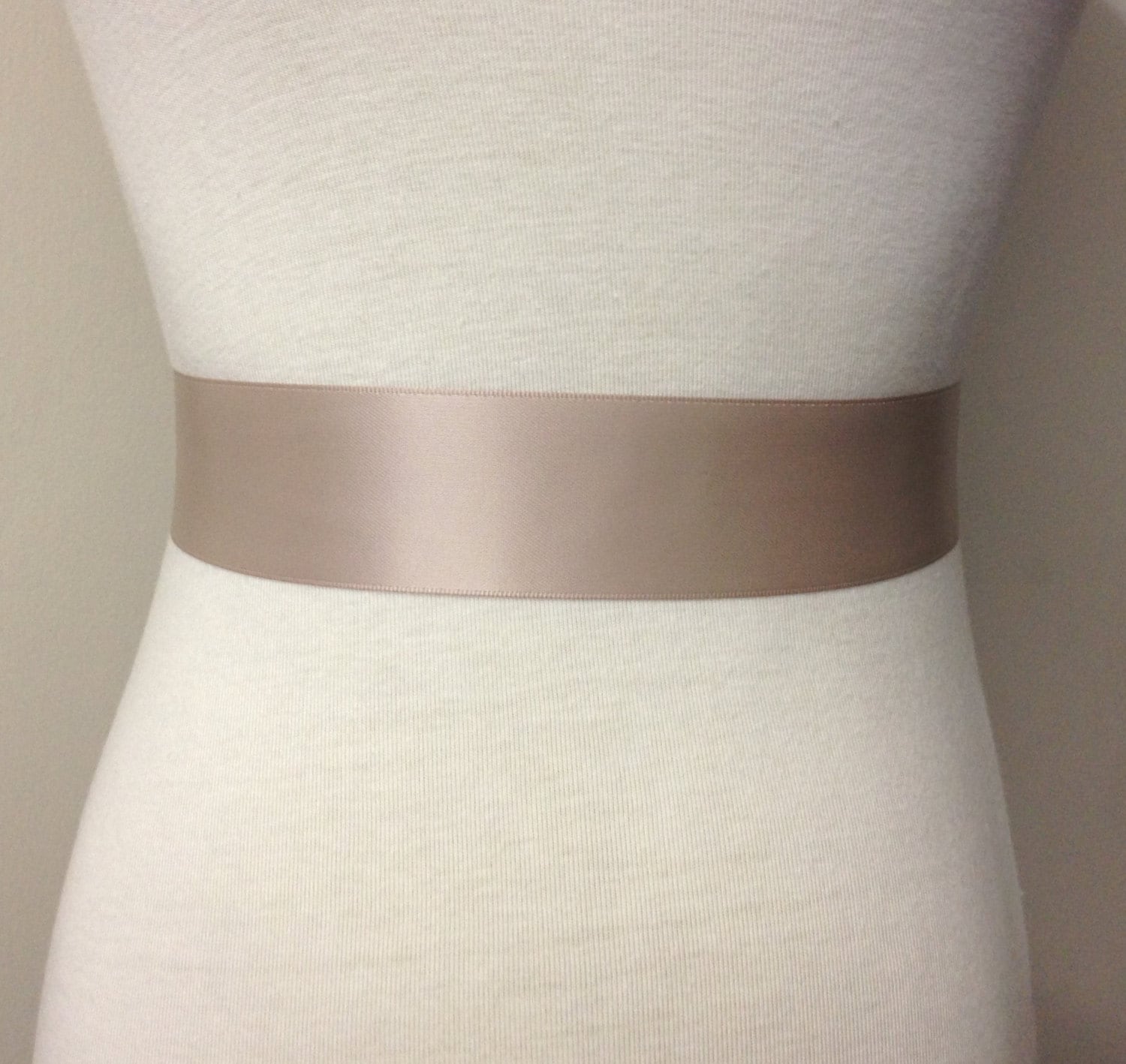 1.5 Inch (3.8cm or 38mm) Ribbon Sash-taupe Sash-taupe Belt-flower Girl ...