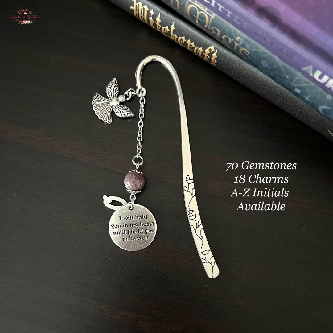 GRIEF & LOSS Gemstone Bookmark-crystal Bookmark-personalised Bookmark ...