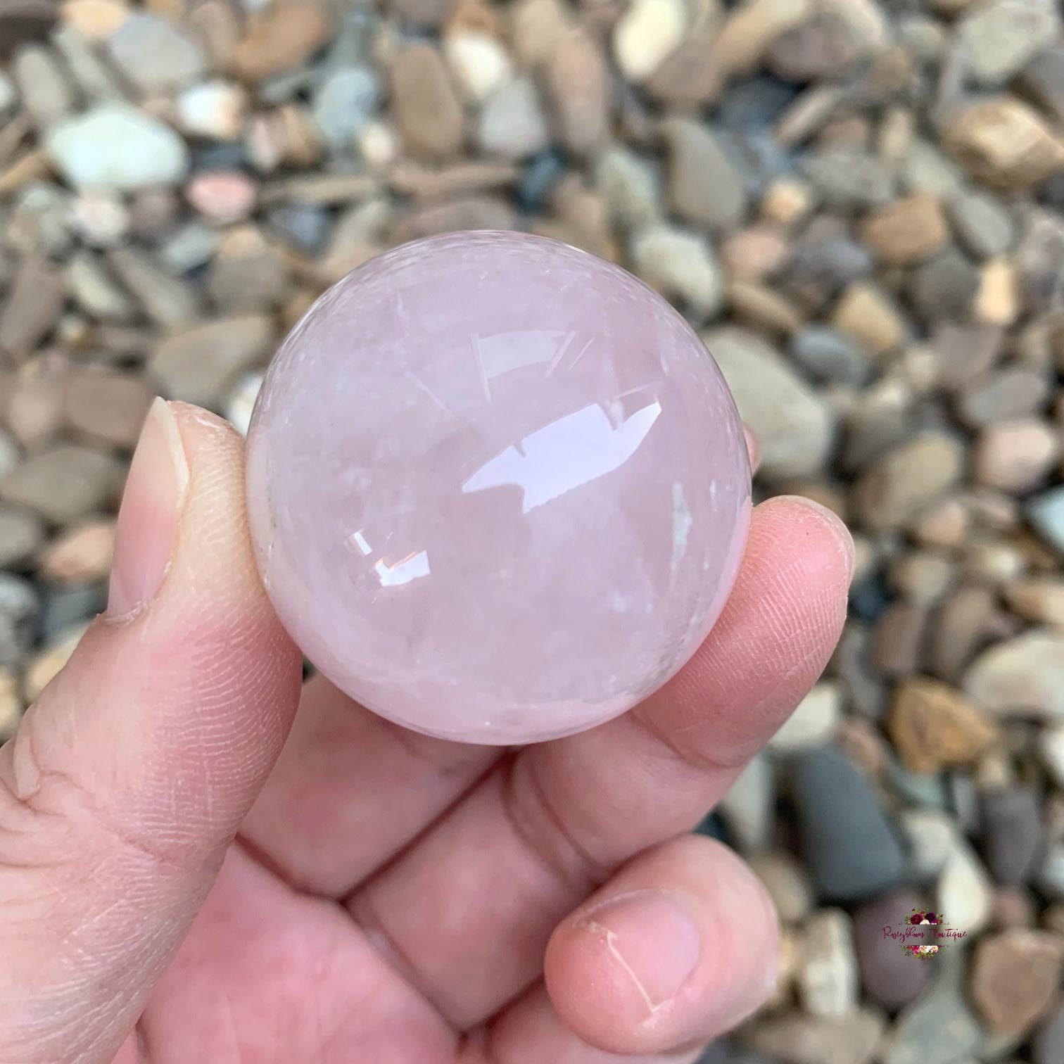 ROSE QUARTZ Egg-small Natural Rose Quartz Egg-crystal | Etsy