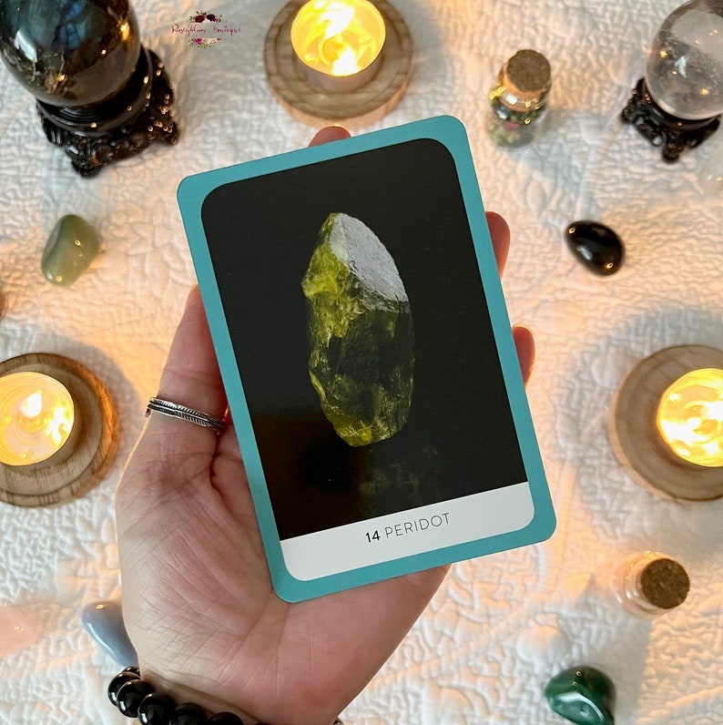 The CRYSTAL Wisdom Healing Oracle-oracle Card-oracle Deck-crystal ...