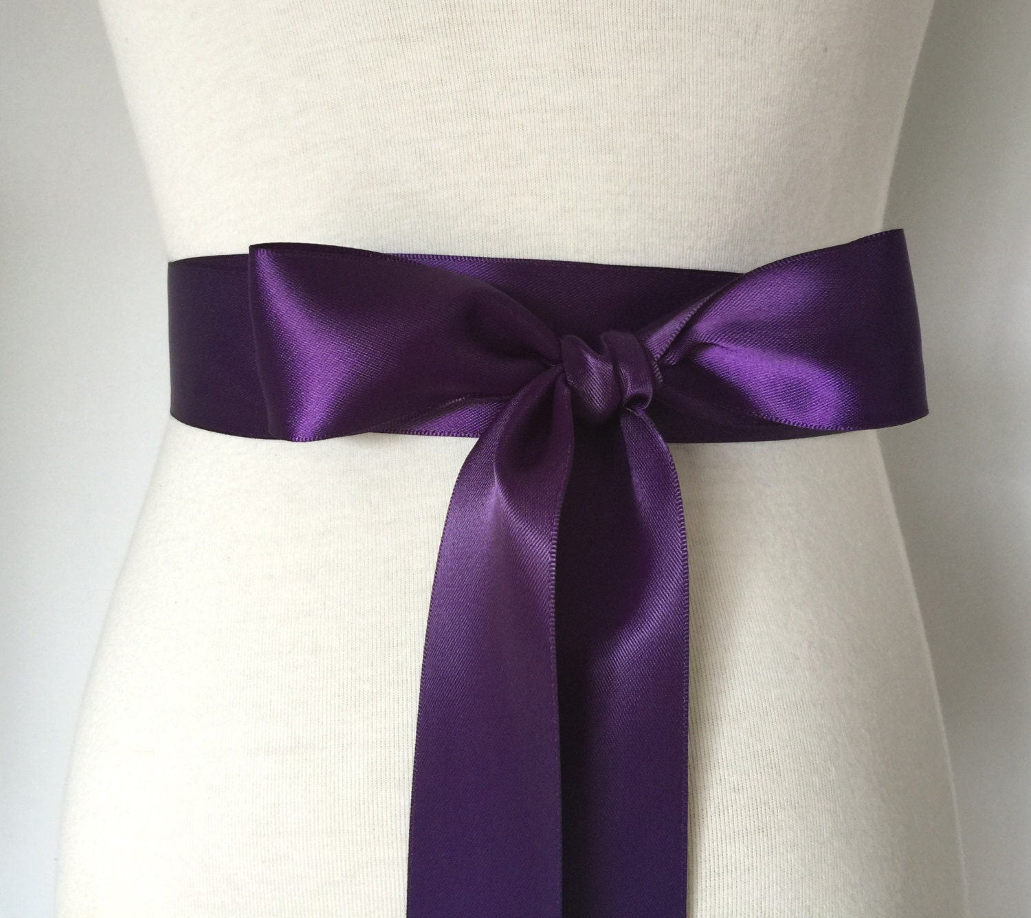 1.5 inch 3.8cm or 38mm Ribbon Sash-Violet Sash-Deep Purple | Etsy