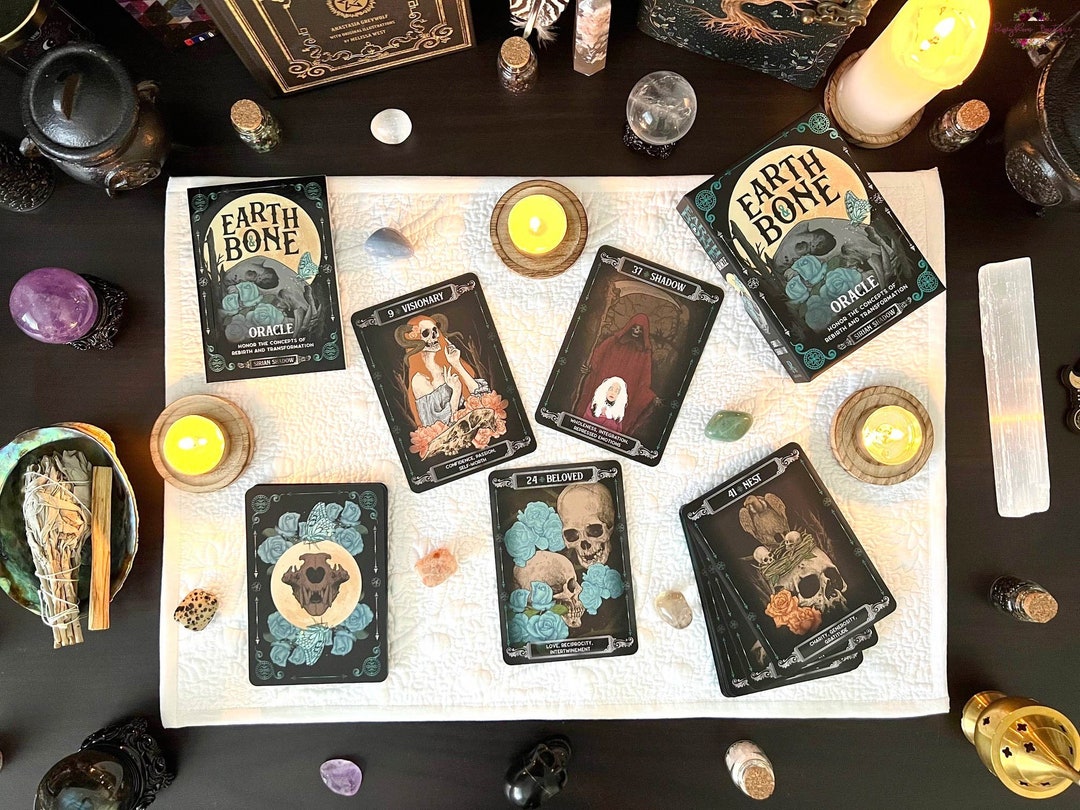 EARTH & BONE Oracle-oracle Card-oracle Deck-card Deck-divination Card ...