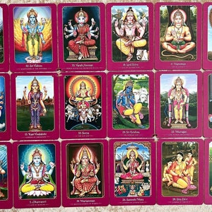 LAKSHMI Oracle-hindu Gods-oracle Card-oracle Deck-card Deck-divination ...