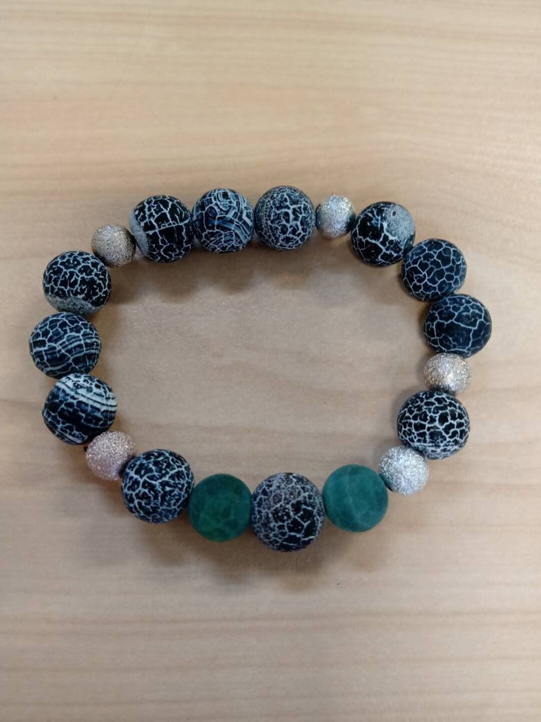 How to Train Your Dragon Stormfly/toothless Bead Bracelet Agate Beads ...