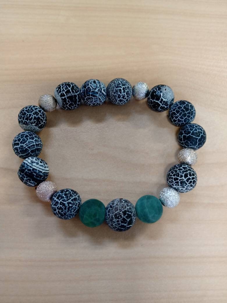 How to Train Your Dragon Stormfly/toothless Bead Bracelet Agate Beads ...