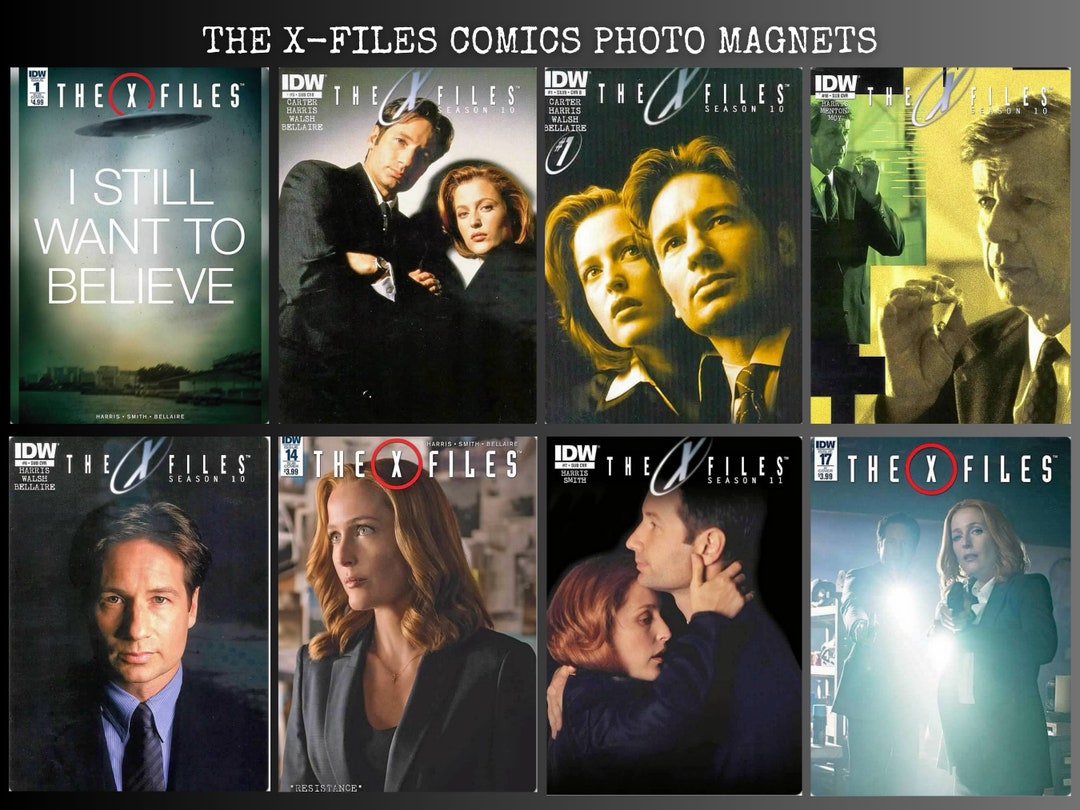 The X-files Magnets Comics Photo Covers NEW DESIGNS! Mulder Scully - Etsy