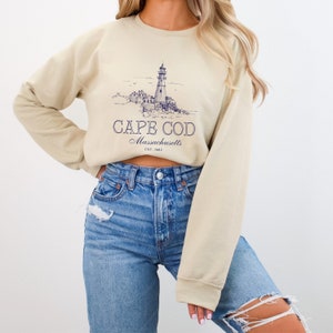 Cape Cod New England Aesthetic Sweatshirt Retro Old Money Nostalgic ...