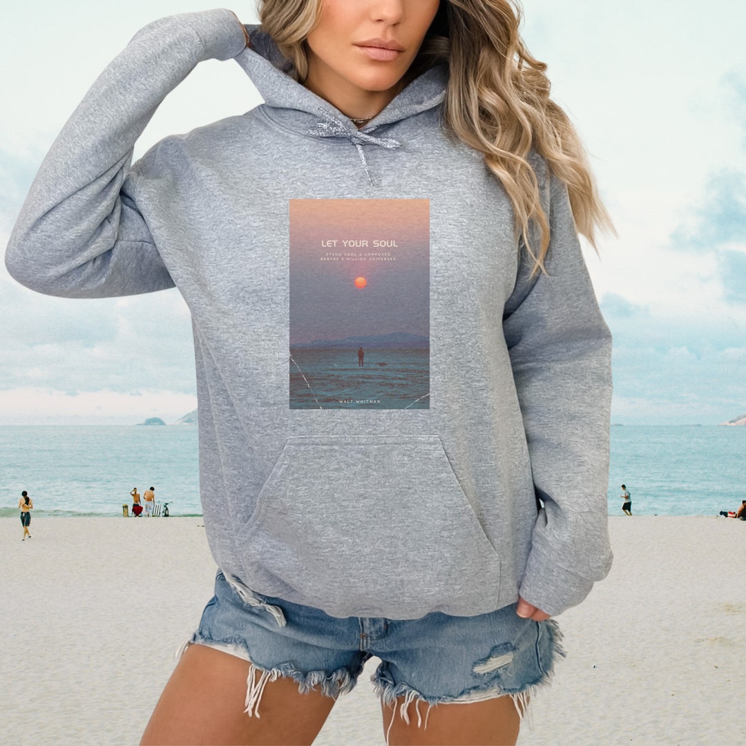 Dreamcore Retro Band Hoodie Walt Whitman Dark Academia Clothing Poetic ...