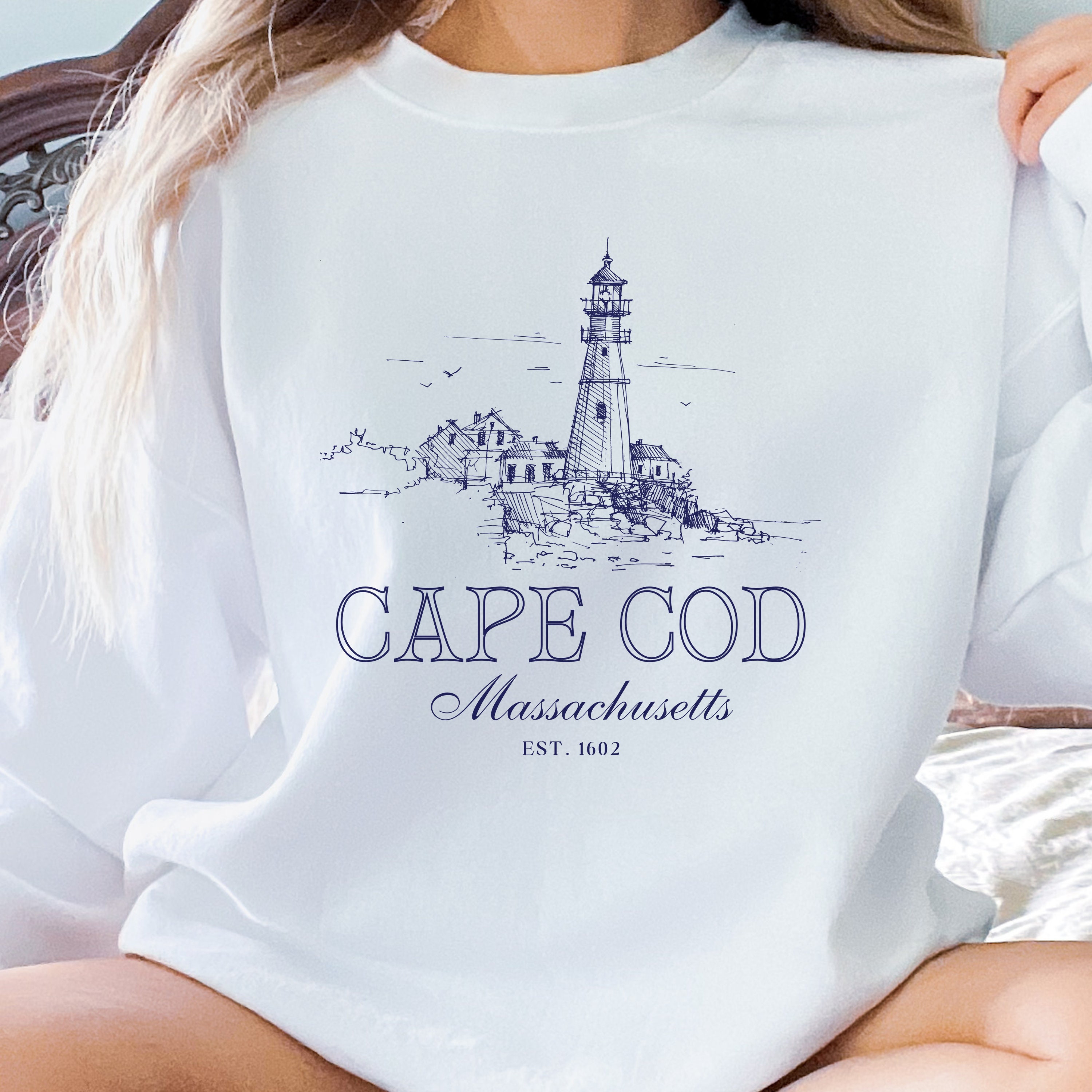 Cape Cod New England Aesthetic Sweatshirt Retro Old Money Nostalgic ...