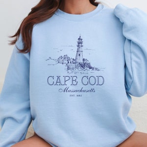 Cape Cod New England Aesthetic Sweatshirt Retro Old Money Nostalgic ...